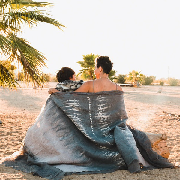 Gray Alchemy Rockstar Throw - Aviva Stanoff Design